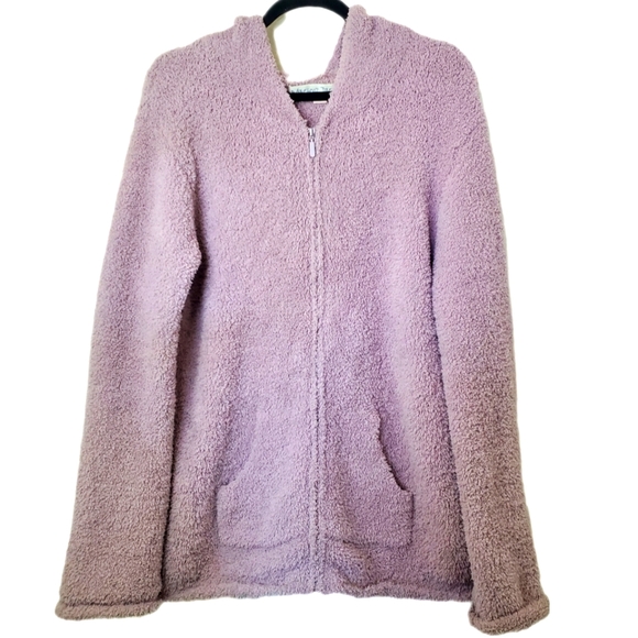 Barefoot Dreams | Tops | Barefoot Dreams Cozychic Relaxed Zip Up Hoodie ...